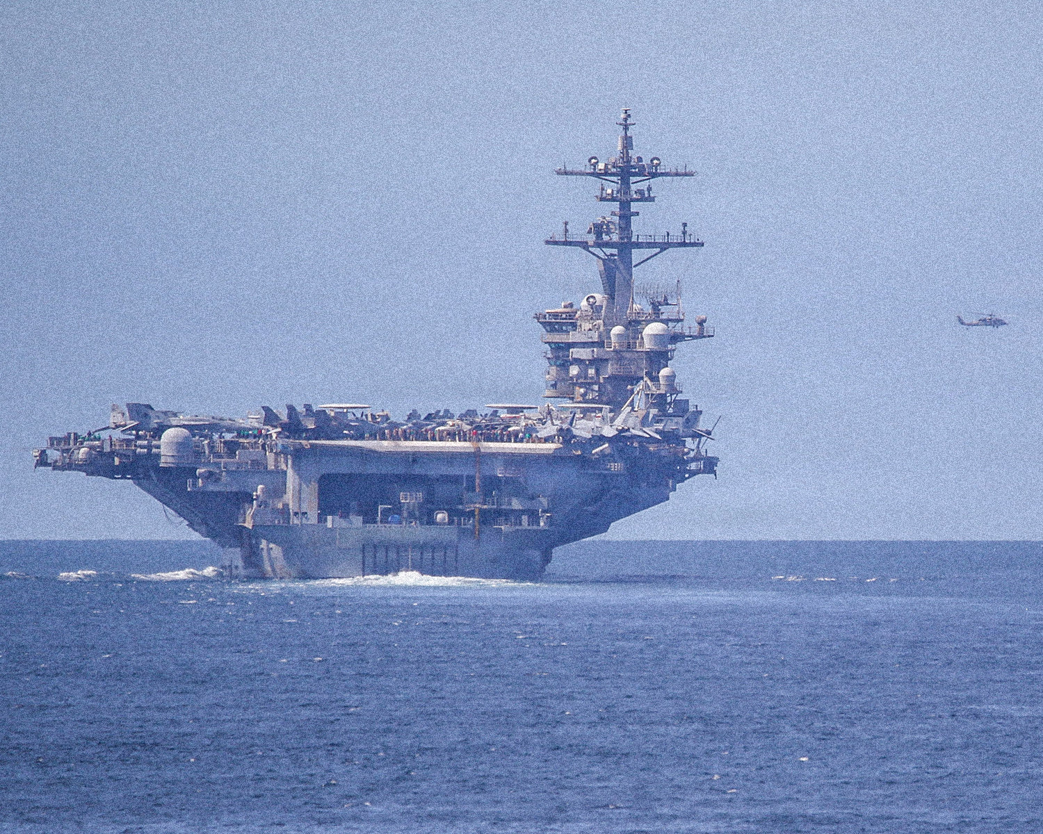 News: US aircraft carrier strike group arrives in Middle East ...