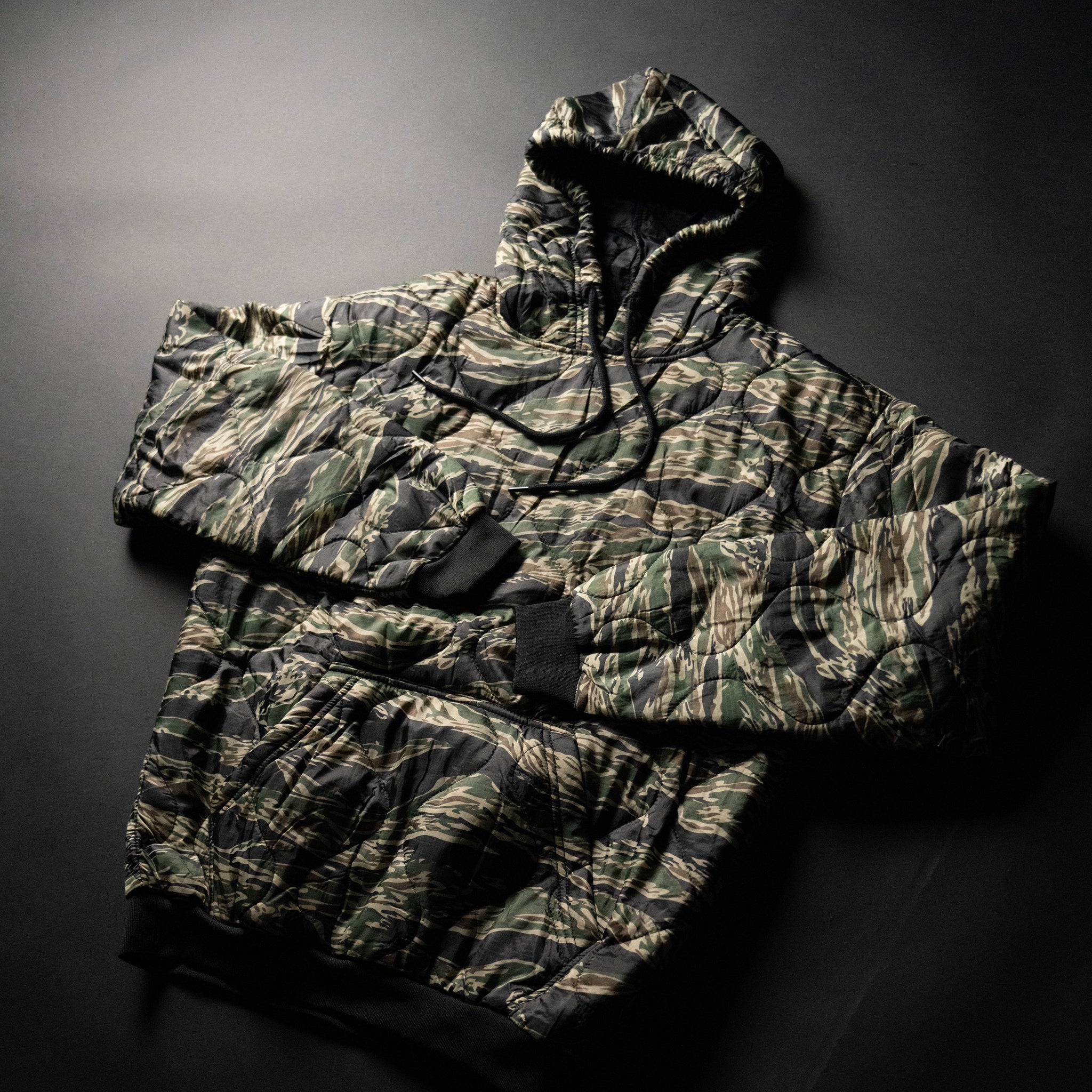 Tiger Stripe Camo Pullover Woobie Hoodie | OAF Nation | Veteran Owned ...
